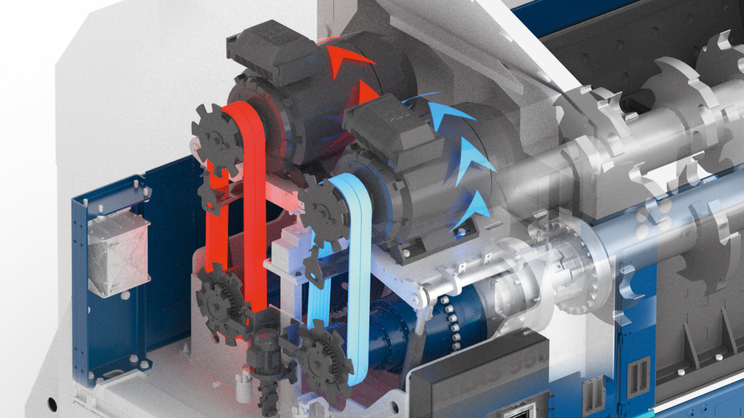 Atlas AS: twin-shaft primary shredder: Lindner Recyclingtech