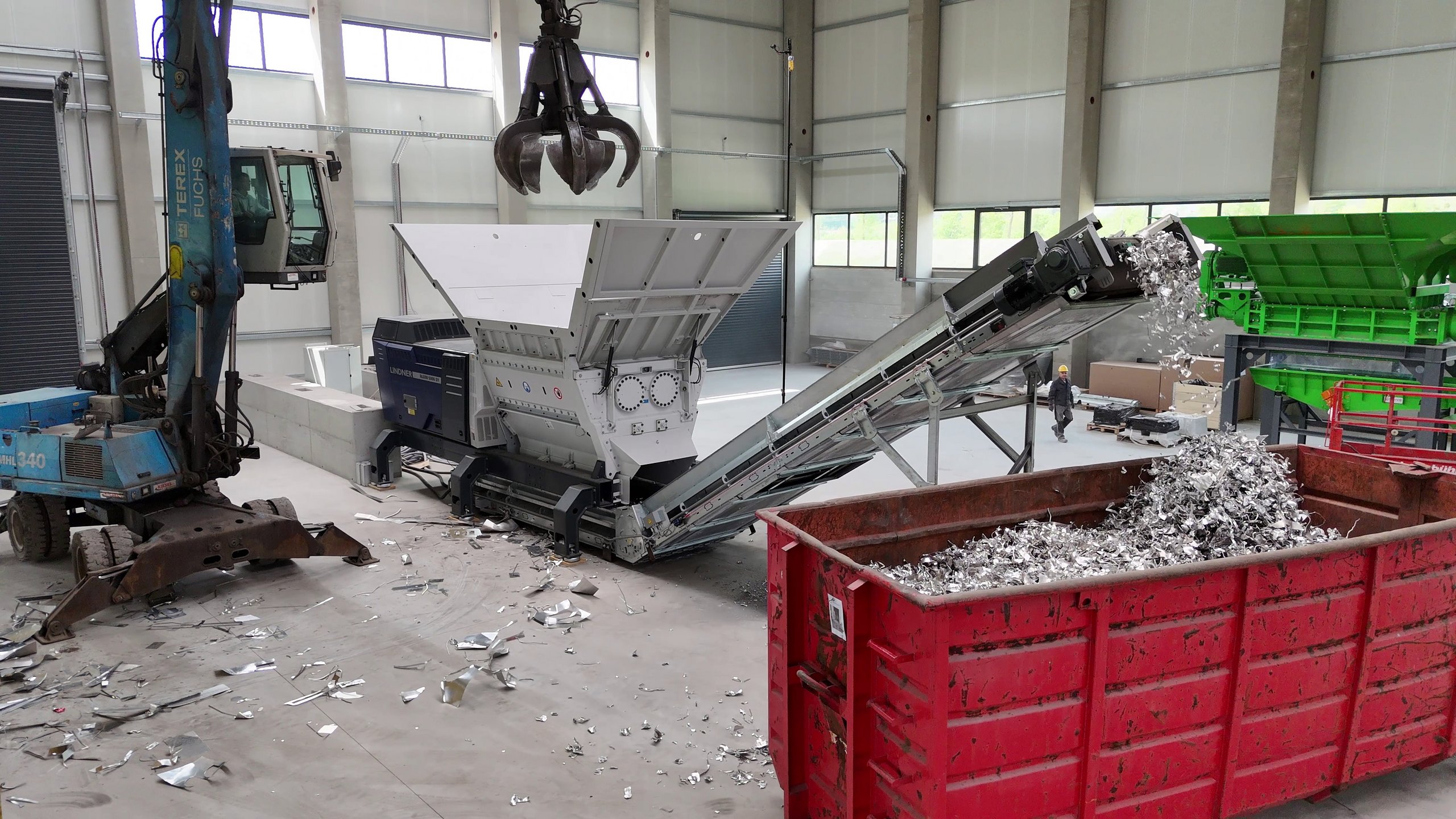 Recycling light metal scrap: Lindner Recyclingtech